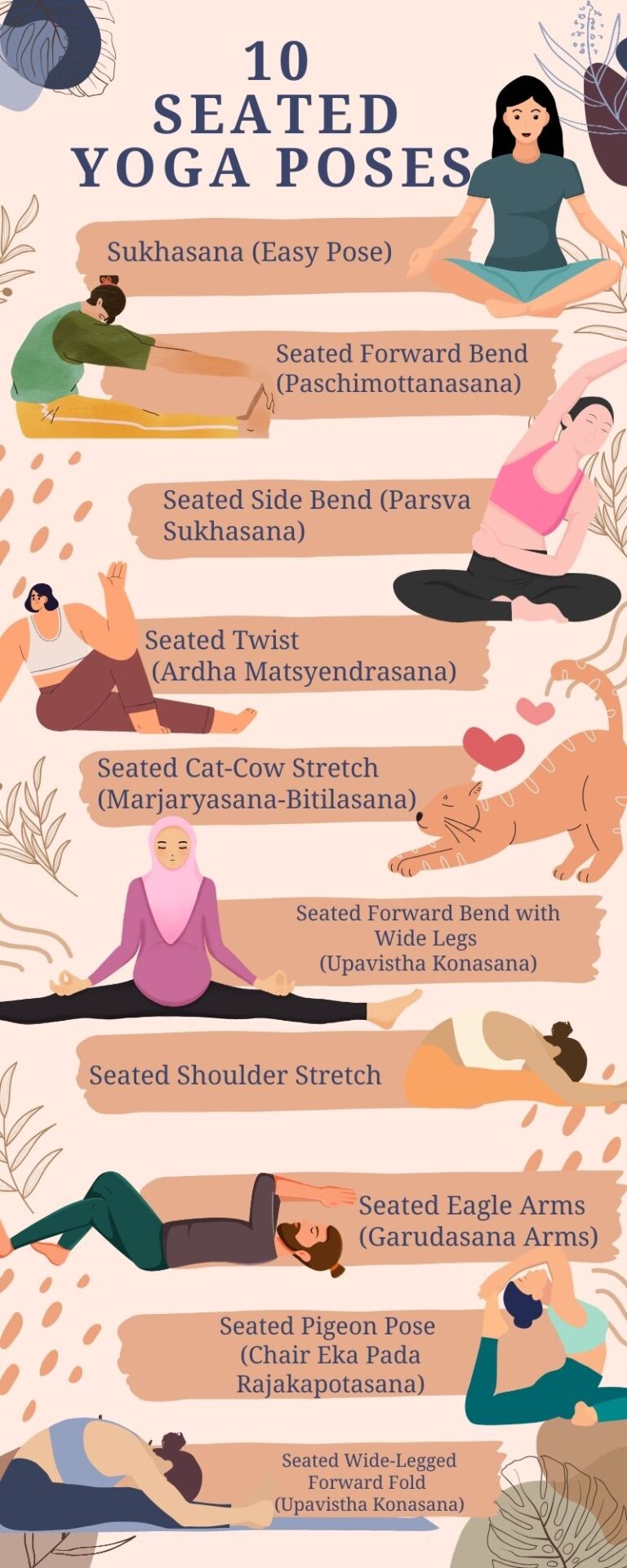 10 Seated Yoga Poses - Sequence For Beginners